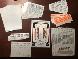 ARC assorted scrap decals sale